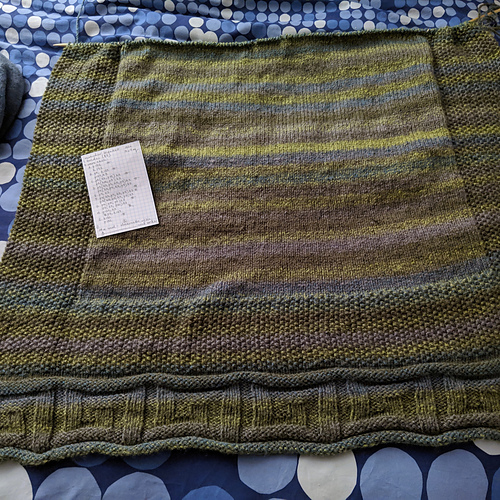 Ravelry: Meander Border Throw Blanket pattern by Nebula Ersatz