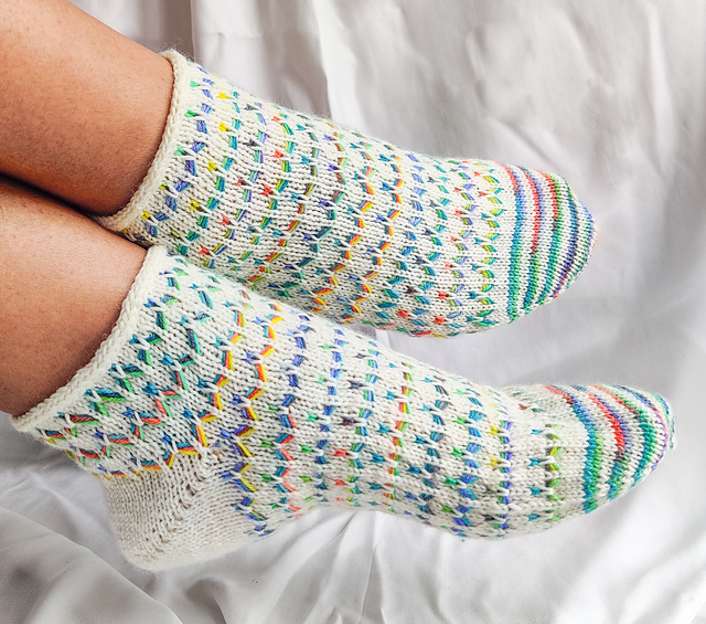 Ravelry: May 2022 Socks pattern by Dolly Laishram
