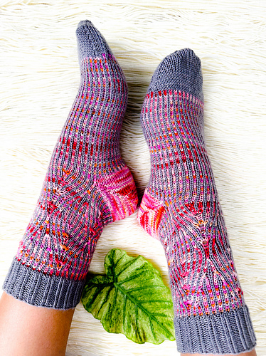 Ravelry: Top Down 2023 Sockalong 7 pattern by Dolly Laishram Bhardwaj