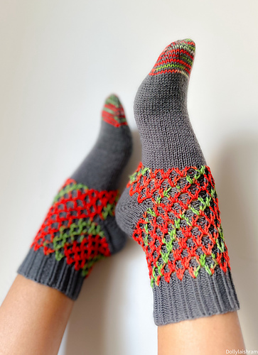 Ravelry: Top Down 2023 Sockalong 12 pattern by Dolly Laishram Bhardwaj