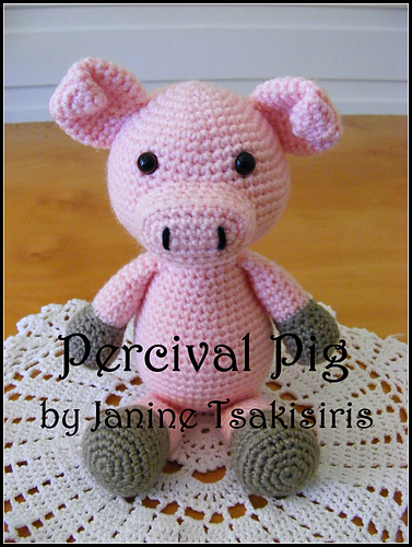 Ravelry: Percival Pig pattern by Janine Tsakisiris