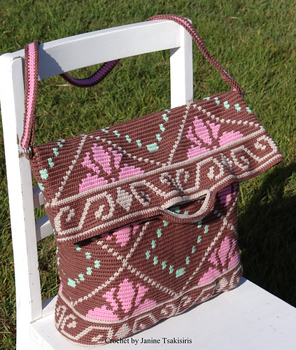 Ravelry: Fold Over Bag pattern by Janine Tsakisiris