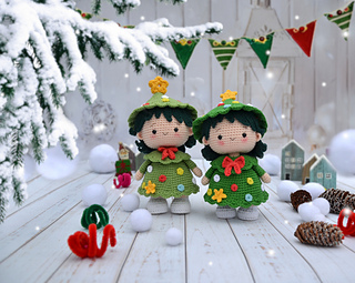Ravelry: Little Christmas doll pattern by Nelly Shkuro