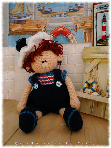 Ravelry: Doll Sea Captain pattern by Nelly Shkuro