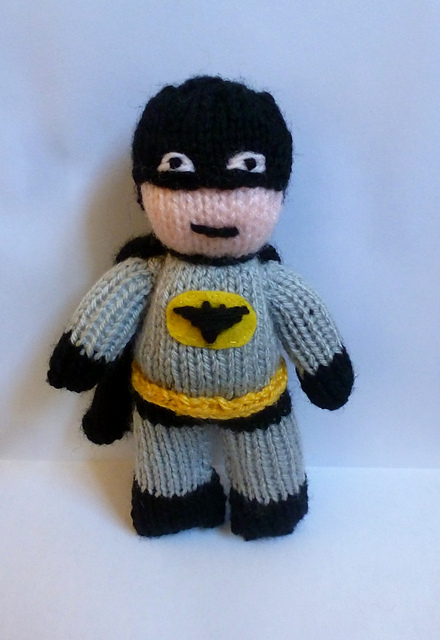 Ravelry: Batman doll pattern by Nerd Knitting