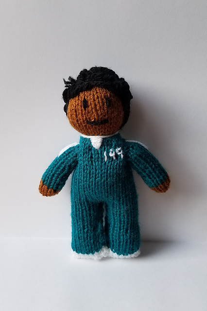 Ravelry: Ali 199 (Squid Game) knitted doll pattern by Nerd Knitting