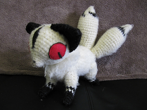 Ravelry: Kirara from Inuyasha pattern by The Nerdy Knitter