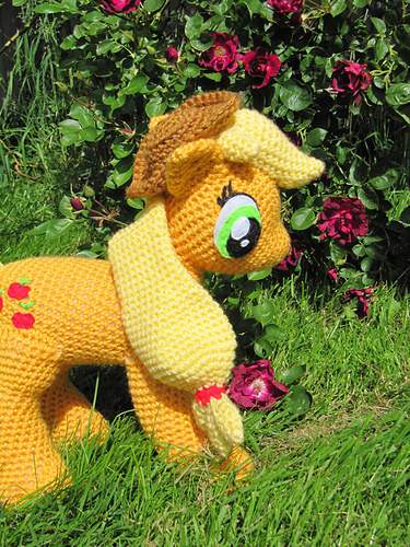 Ravelry: Applejack from My Little Pony pattern by The Nerdy Knitter