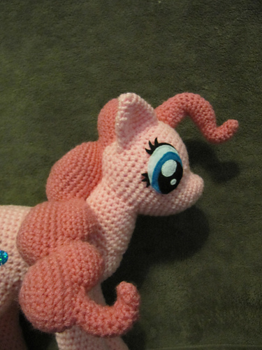 Ravelry: Pinkie Pie from My Little Pony pattern by The Nerdy Knitter