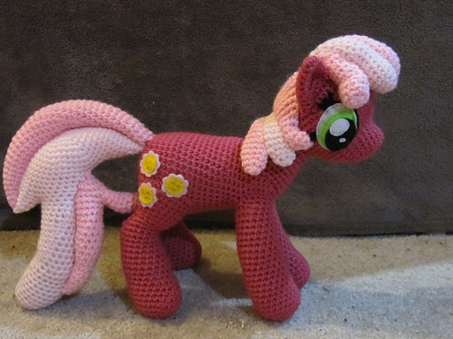Ravelry: Cheerilee from My Little Pony pattern by The Nerdy Knitter