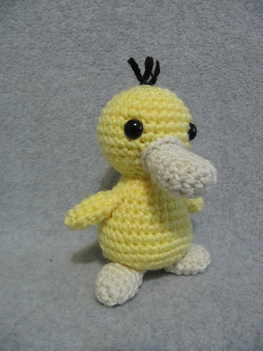 Ravelry: Chibi Psyduck pattern by The Nerdy Knitter