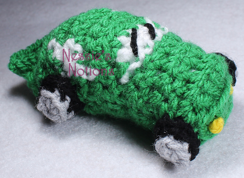 Ravelry: mini race car #1 pattern by Jenness Fulton