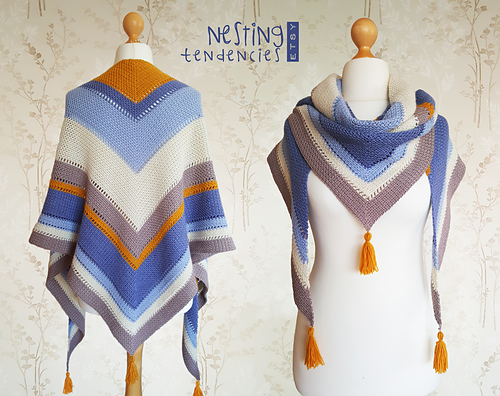 Ravelry: Coffee Shop AU Shawl pattern by Nesting Tendencies