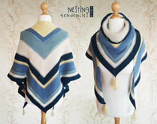 Ravelry: Coffee Shop AU Shawl pattern by Nesting Tendencies