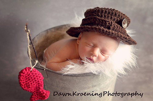 Ravelry: Boys or Girls Baby Fishing/Tilly Hat #14 pattern by Amanda Chapman