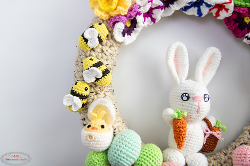 Ravelry: Spring Easter Wreath pattern by Nicole Riley