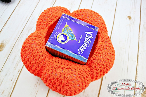 Ravelry: Pumpkin Tissue Box Cover pattern by Nicole Riley