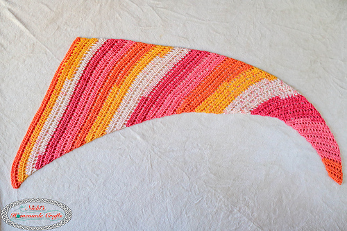 Ravelry: Sunset Boomerang Scarf pattern by Nicole Riley