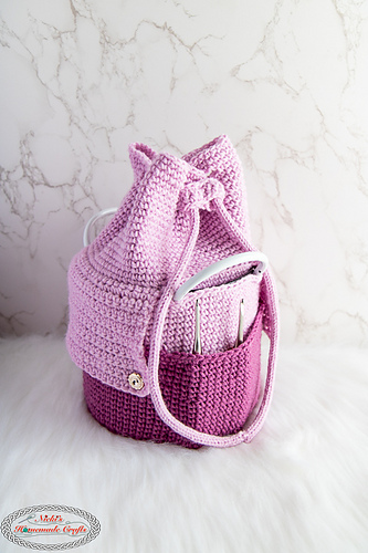 Ravelry: 2 in 1 Yarn Storage Bucket pattern by Nicole Riley