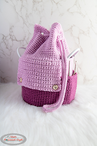 Ravelry: 2 in 1 Yarn Storage Bucket pattern by Nicole Riley