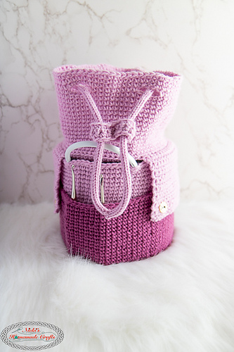 Ravelry: 2 in 1 Yarn Storage Bucket pattern by Nicole Riley
