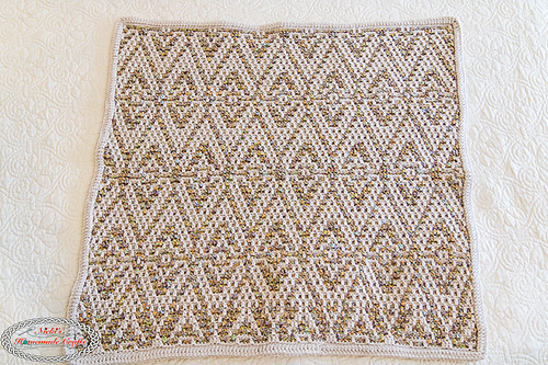 Ravelry: Mosaic Crochet Baby Blanket pattern by Nicole Riley