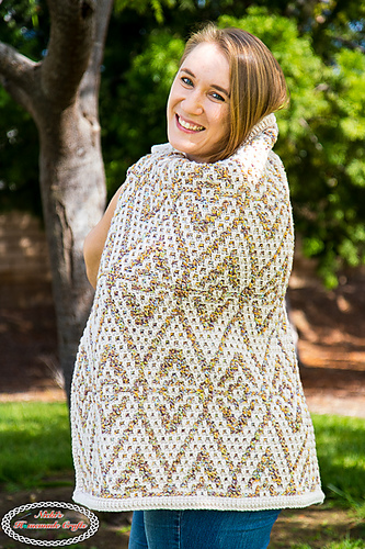 Ravelry: Mosaic Crochet Baby Blanket pattern by Nicole Riley