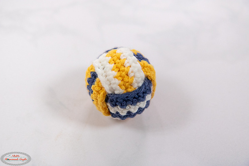 Ravelry: Volleyball Keychain pattern by Nicole Riley