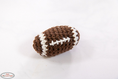 Ravelry: Football Keychain pattern by Nicole Riley