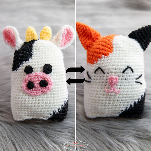Ravelry: Reversible Cat Cow Squish pattern by Nicole Riley