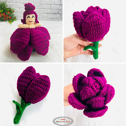 Ravelry: Reversible Flower Doll pattern by Nicole Riley