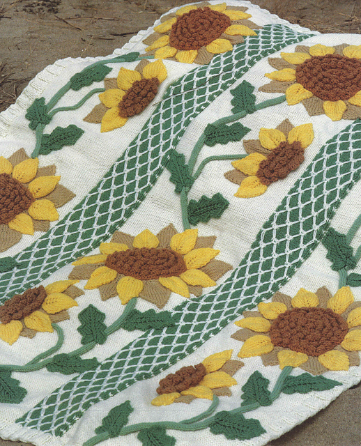 Ravelry: Sunflower Afghan pattern by Nicky Epstein