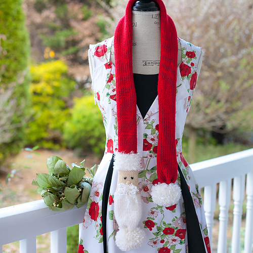 Ravelry: Skinny Santa Scarf pattern by Nicole F. Cox