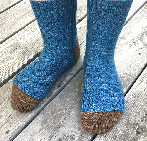 Ravelry: Frosty Window Socks pattern by Nicole Simmons