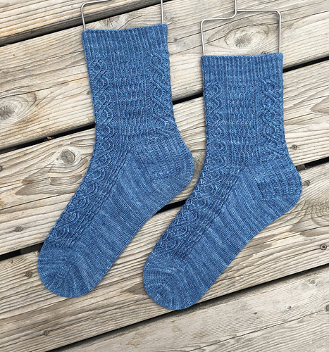 Ravelry: Compulsory Figures Socks pattern by Nicole Simmons
