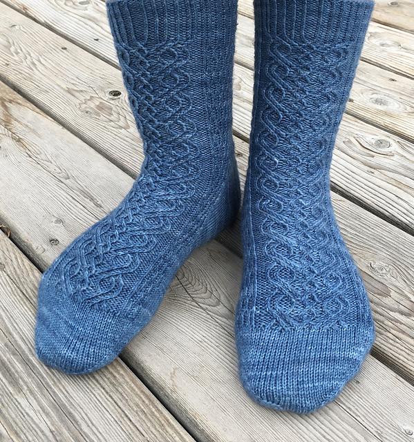 Ravelry: Compulsory Figures Socks pattern by Nicole Simmons