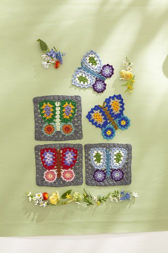 Ravelry: Butterfly Coverlet - p.45 Sommerfugl pattern by Arne & Carlos