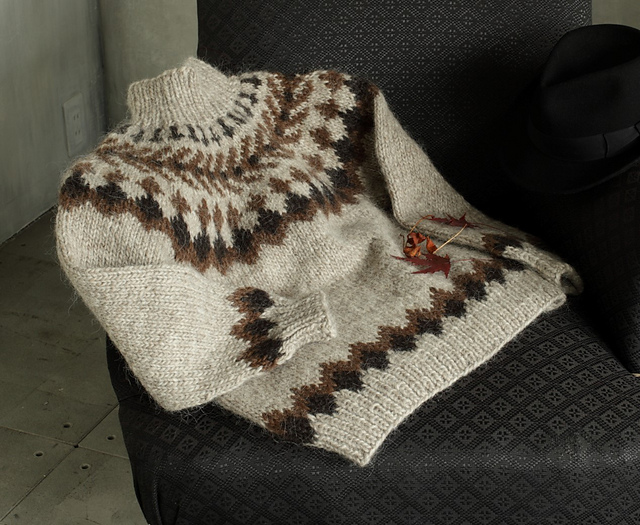 Ravelry: Lopi Sweater pattern by Junko Yokoyama (横山純子)