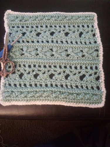 Ravelry: Spring Pathways Square pattern by Claudia Martin