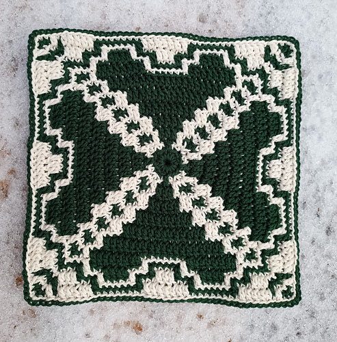 Ravelry: Lucky Shamrock Tile pattern by Ann Lacko