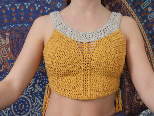 Ravelry: Yara Crop Top pattern by Niyomi Handmade