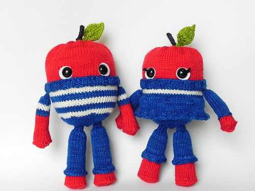 Ravelry: Apple Jack Twins pattern by Susan Claudino