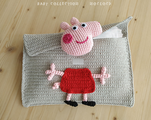 Ravelry: PEPPA PIG Diaper Holder · Amigurumi pattern by noclock designer