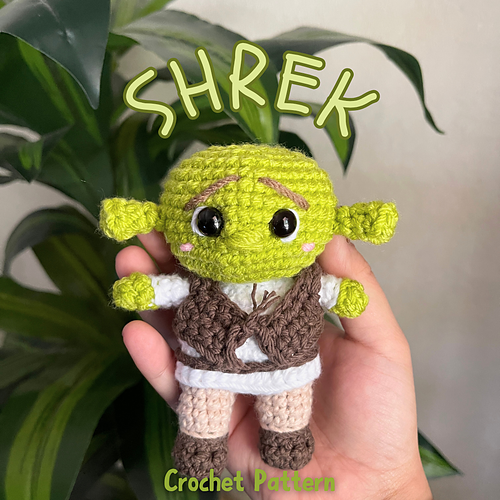Ravelry: Shrek Amigurumi Doll pattern by Noir Yarn Art