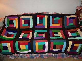 Ravelry: Noofies' Learn to Knit a Log Cabin Blanket