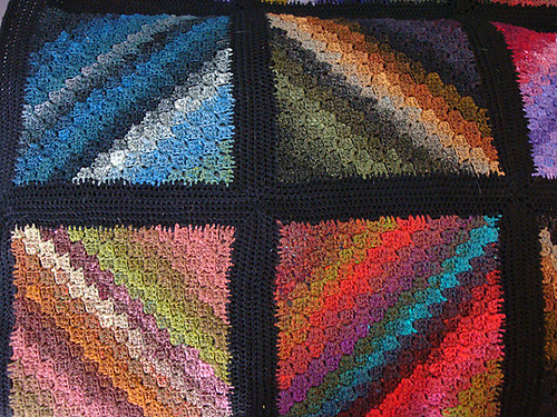 Ravelry: Stained Glass Windows Blanket pattern by Julie Romano Ethridge