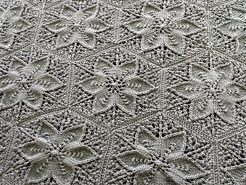 Ravelry: Mountain Laurel Counterpane Blanket pattern by Kim Brody Salazar