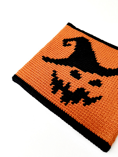 Ravelry: Spooky Halloween potholder pattern by Ieva Linkeviciute