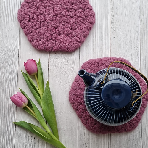 Ravelry: Felted Jasmine Trivet pattern by Makalani Sæther