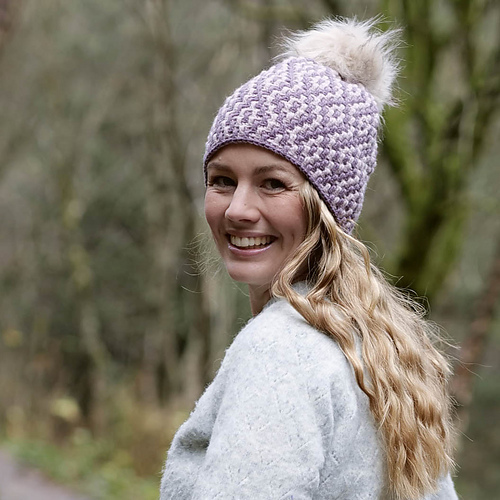 Ravelry: Diamond Beanie pattern by Makalani Sæther